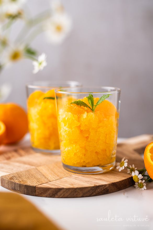 Apelsinų granita - Saulėta virtuvė - Skoniai ir istorijos