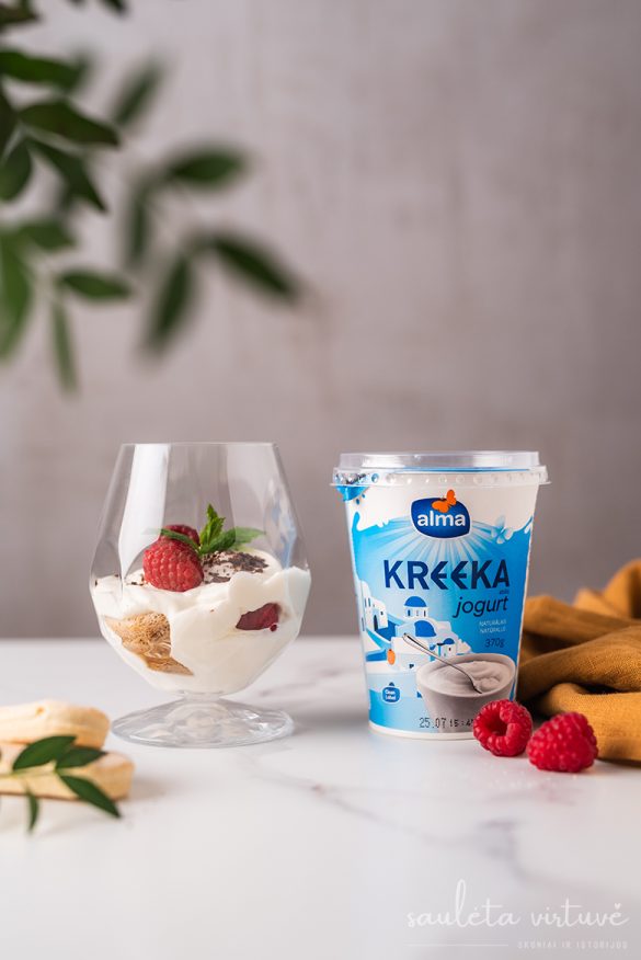 Graikiško jogurto tiramisu - Saulėta virtuvė - Skoniai ir istorijos
