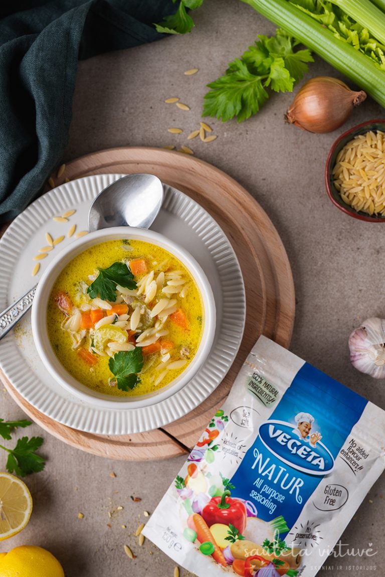 Makaronų sriuba su vištiena - Saulėta virtuvė - Skoniai ir istorijos