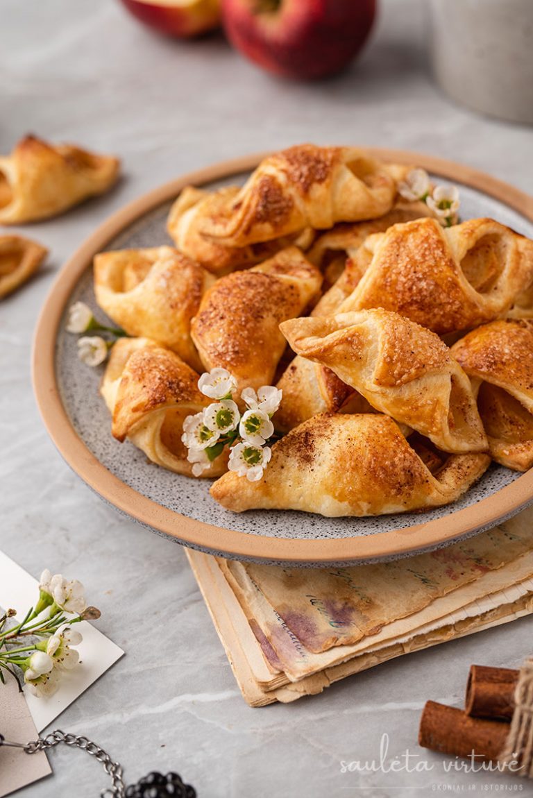 Sausainiai „Skarelės“ su obuoliais - Saulėta virtuvė - Skoniai ir istorijos