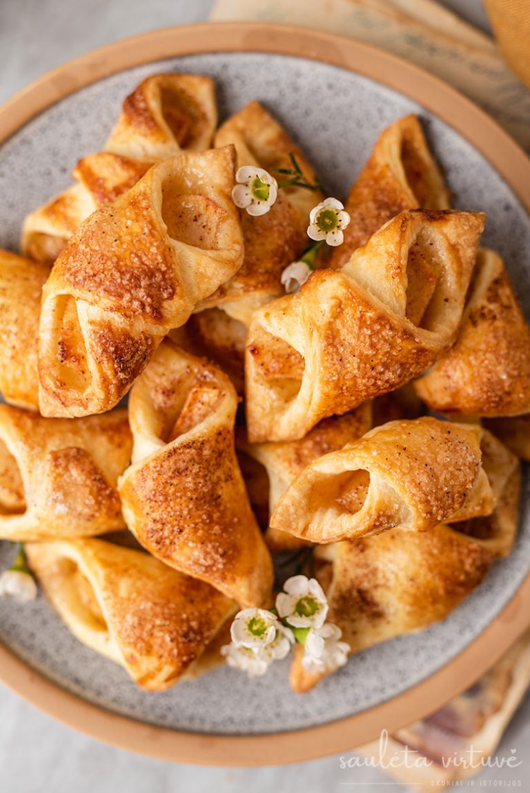 Sausainiai „Skarelės“ su obuoliais - Saulėta virtuvė - Skoniai ir istorijos