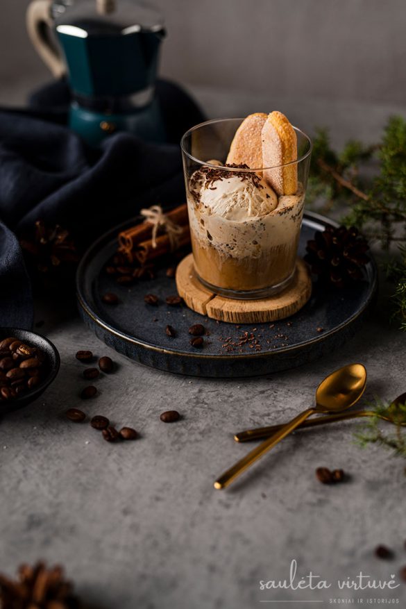 Tiramisu Affogato - Saulėta virtuvė - Skoniai ir istorijos