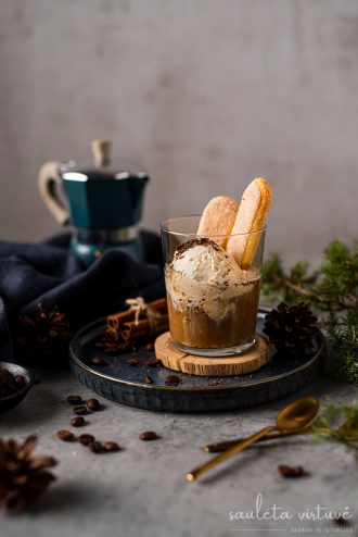 Tiramisu Affogato - Saulėta virtuvė - Skoniai ir istorijos