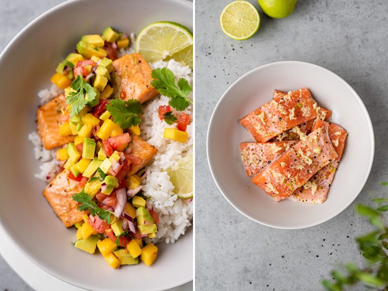 Upėtakis su mangų salsa ir kokosiniais ryžiais - Saulėta virtuvė ...