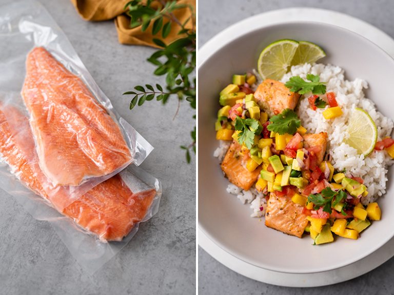 Upėtakis su mangų salsa ir kokosiniais ryžiais - Saulėta virtuvė ...